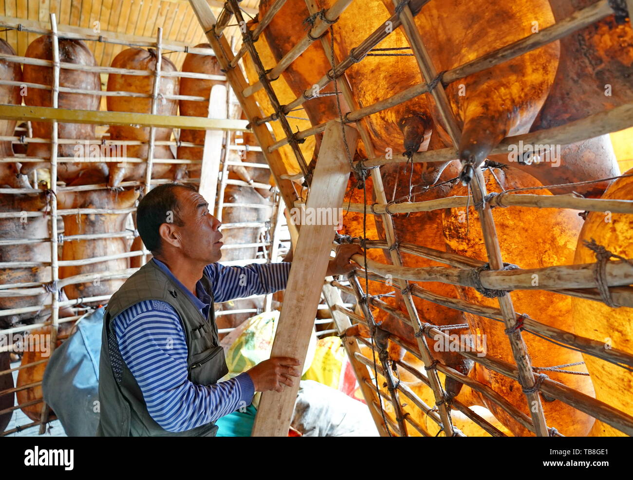 Sheepskin raft hi-res stock photography and images - Alamy