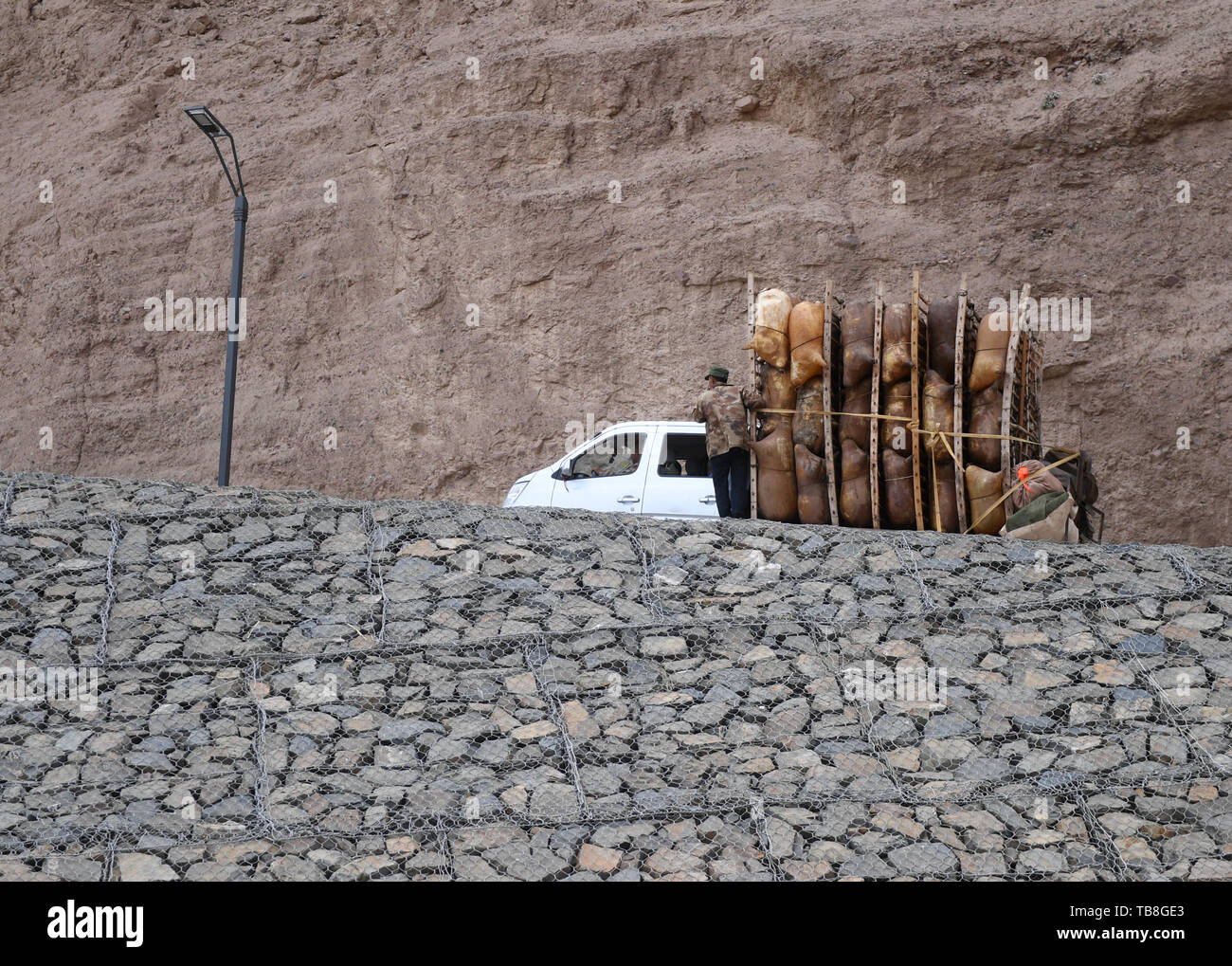 Sheepskin raft hi-res stock photography and images - Alamy