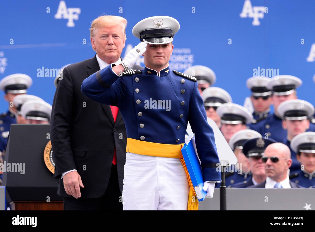 Colorado Springs, Colorado, USA. 30th May, 2019. U.S Air Force Cadet ...