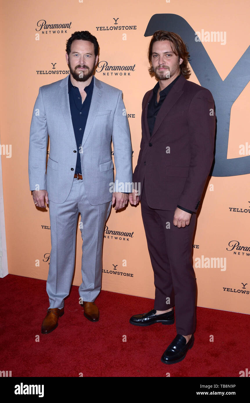 LOS ANGELES, CA - MAY 30: Cole Hauser, Luke Grimes at the premiere ...