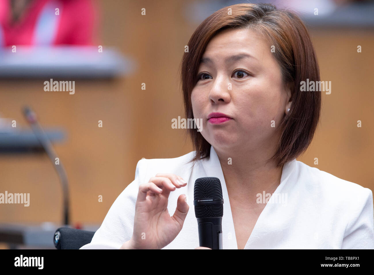 Bonn, Deutschland. 27th May, 2019. Edith YEUNG, China Internet expert ...
