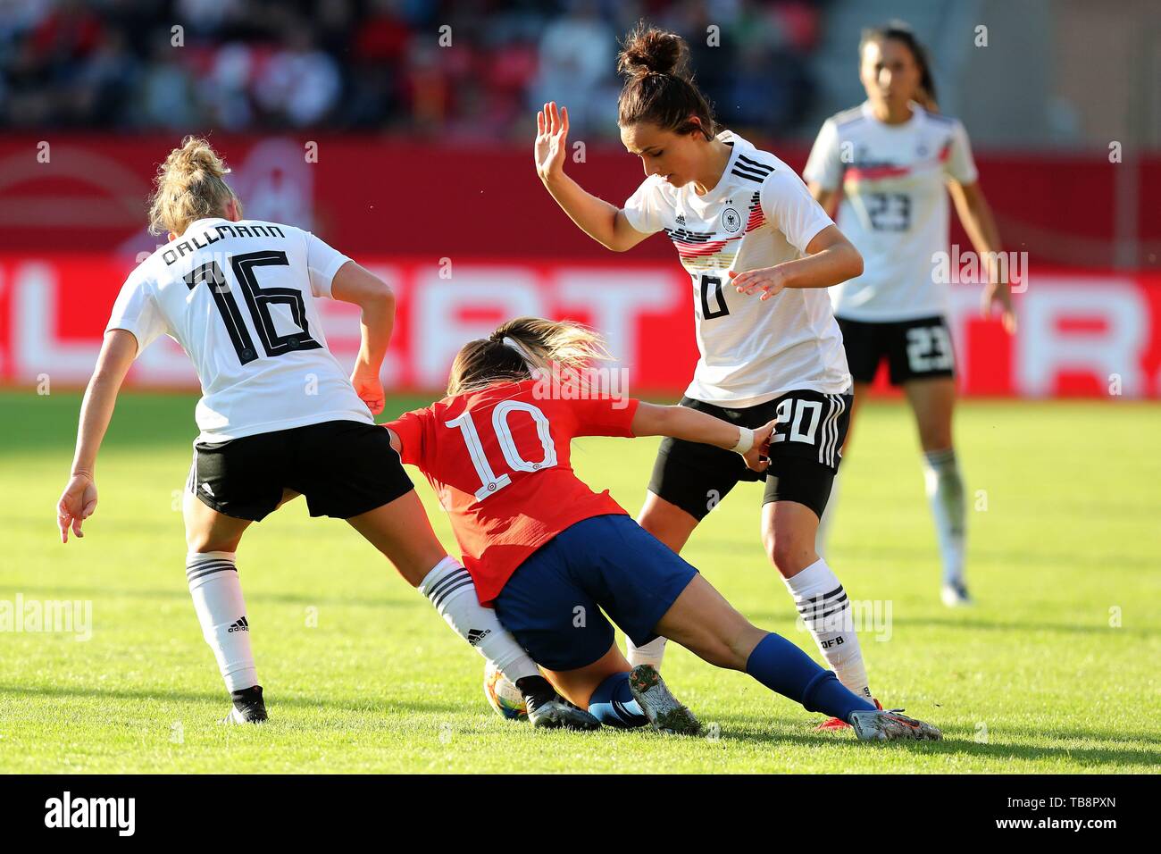 Regensburg, Deutschland. 30th May, 2019. firo: 30.05.2019, Football ...