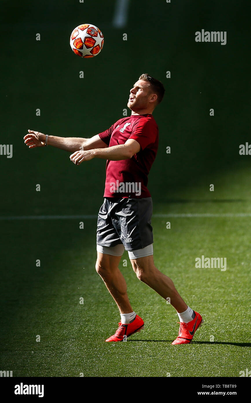 James milner liverpool training hi-res stock photography and images - Alamy
