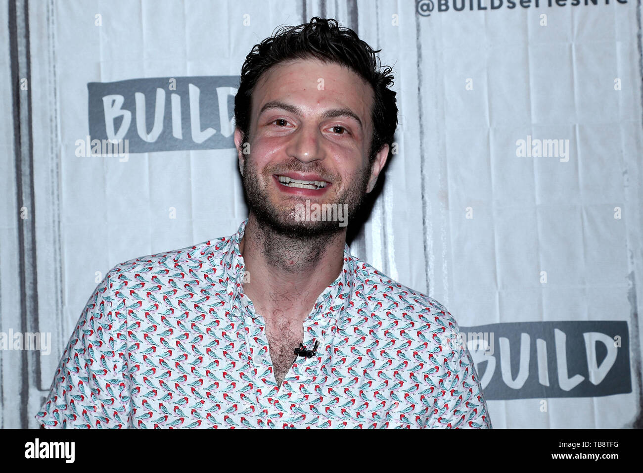 New York, USA. 31 May, 2019. Jeremy Jacobowitz at the BUILD Brunch show with guest Jeremy ...