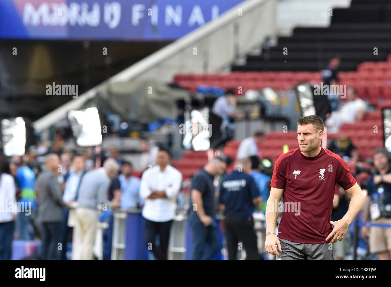 James milner liverpool training hi-res stock photography and images - Alamy