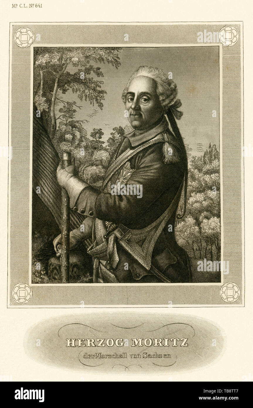 Hermann moritz von sachsen hi-res stock photography and images - Alamy