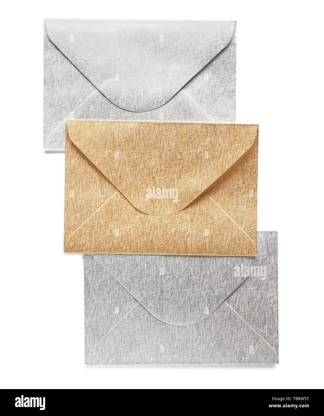 Paper envelopes on white background Stock Photo - Alamy