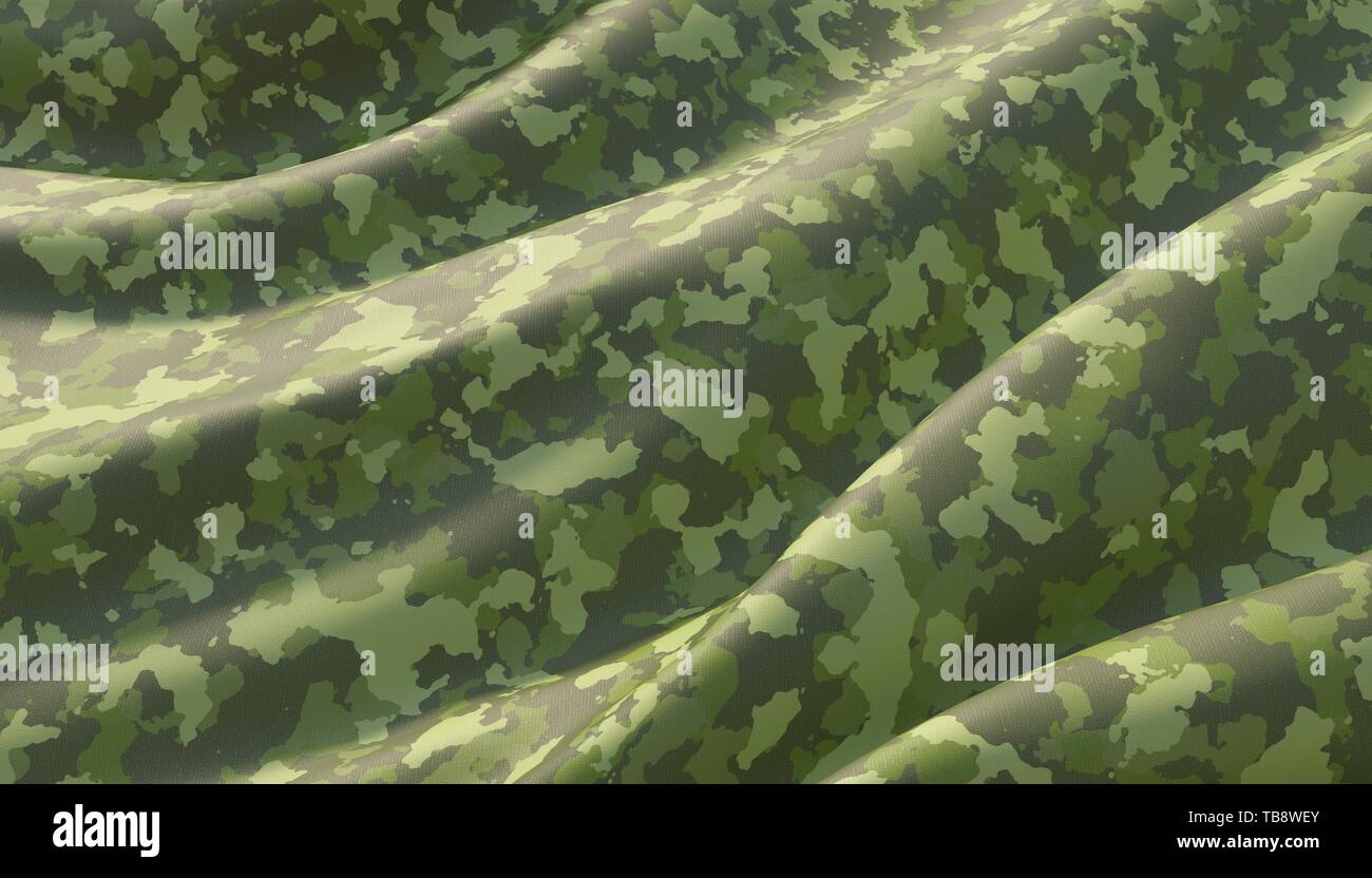 Military war background camouflage khaki pattern. 3D render Stock Photo ...