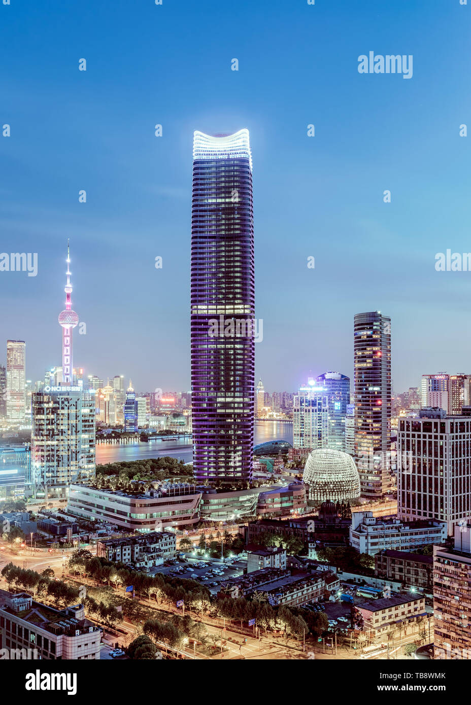 Shanghai White Magnolia Square Stock Photo - Alamy