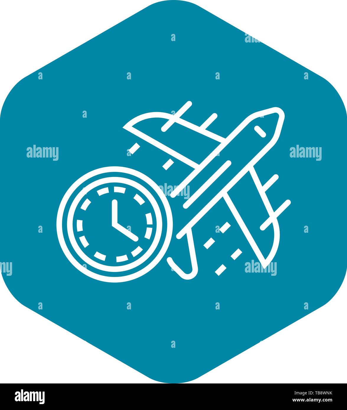 Fast air delivery icon, outline style Stock Vector Image & Art - Alamy
