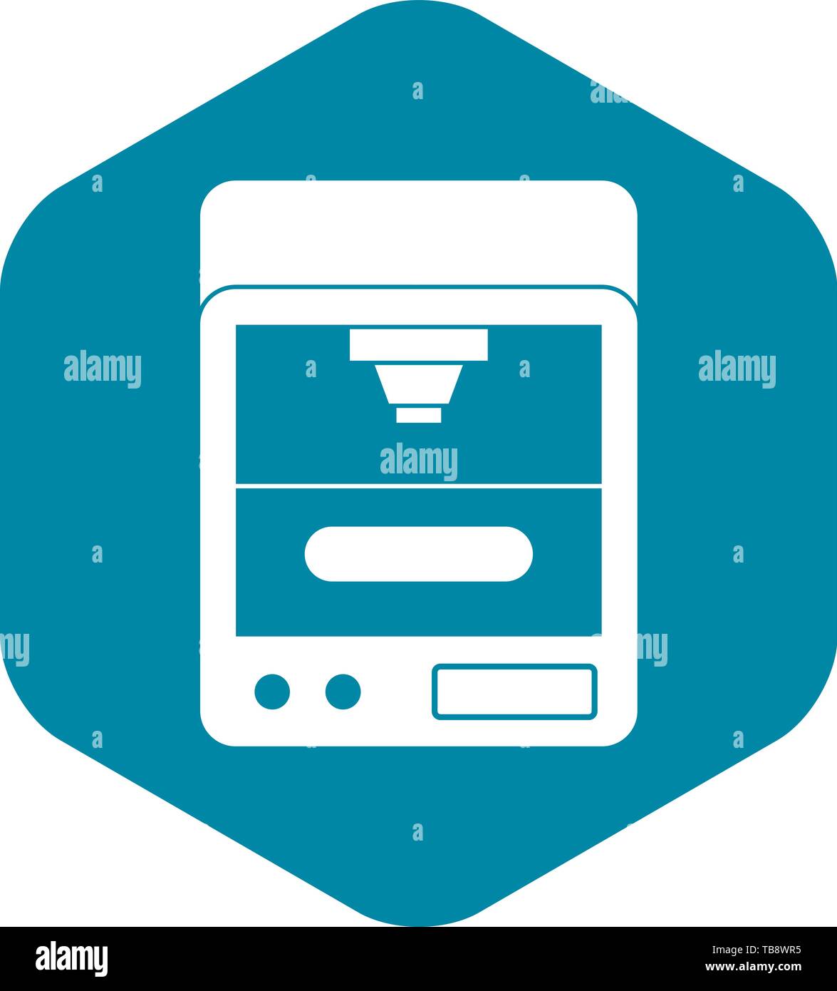 3D printer icon, simple style Stock Vector Image & Art - Alamy