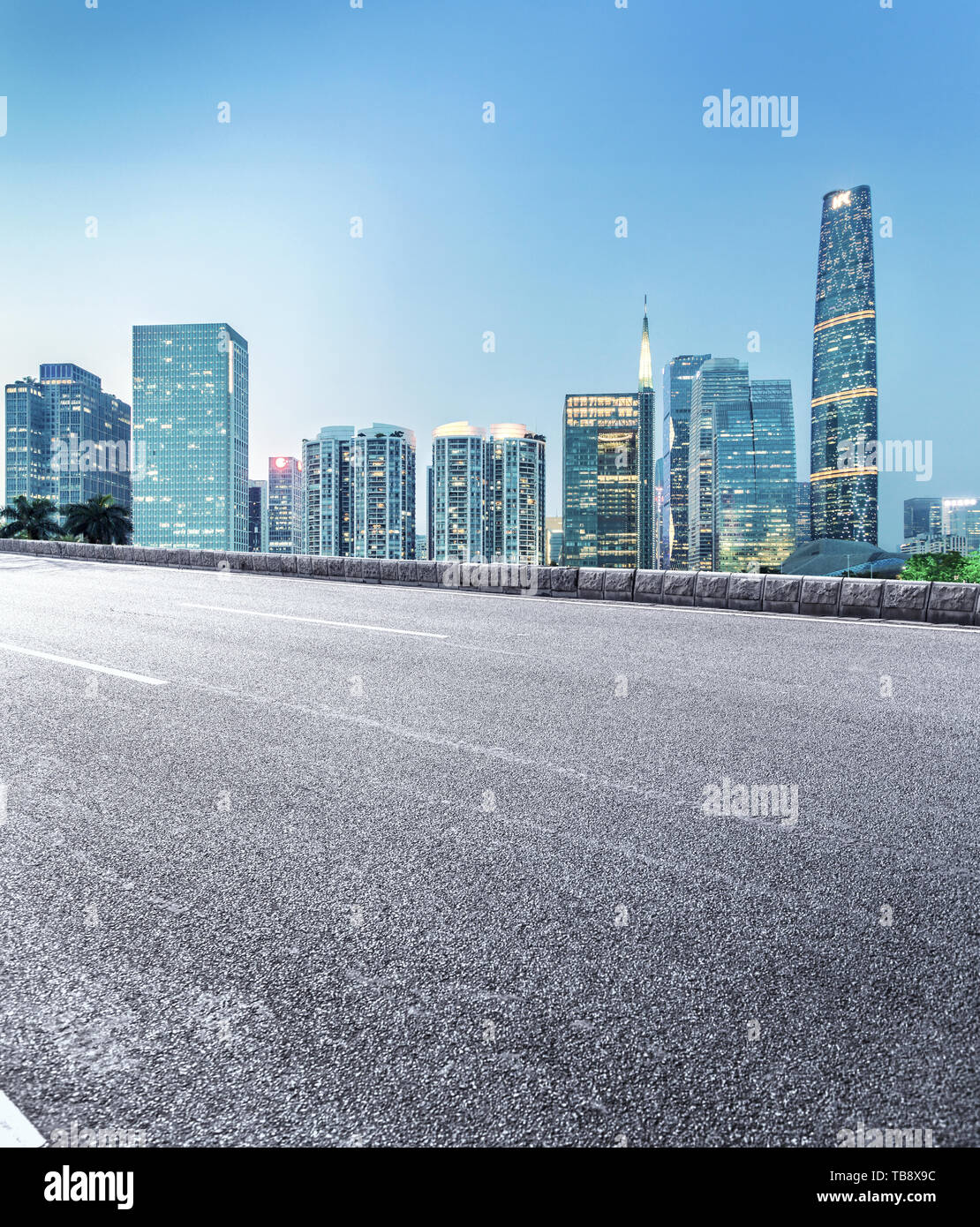 Car-free city roads Stock Photo - Alamy