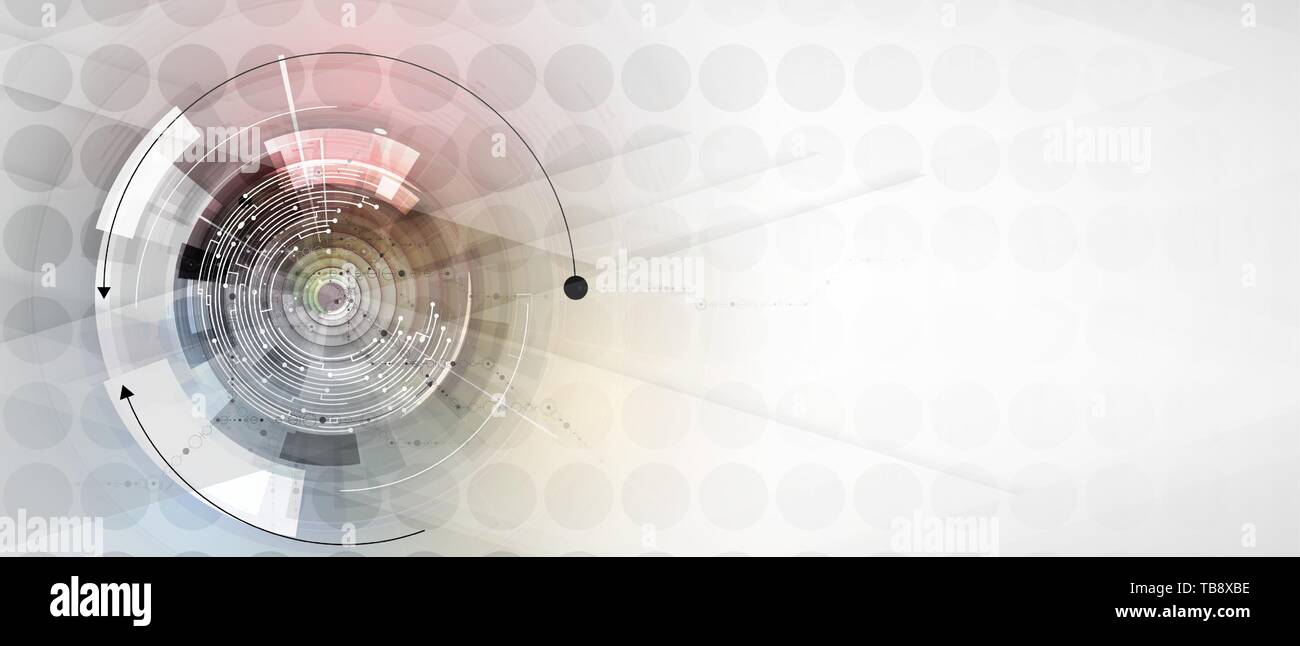 abstract structure circuit computer technology business background ...