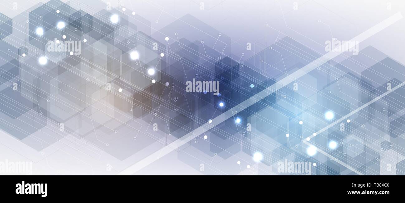 abstract structure circuit computer technology business background ...