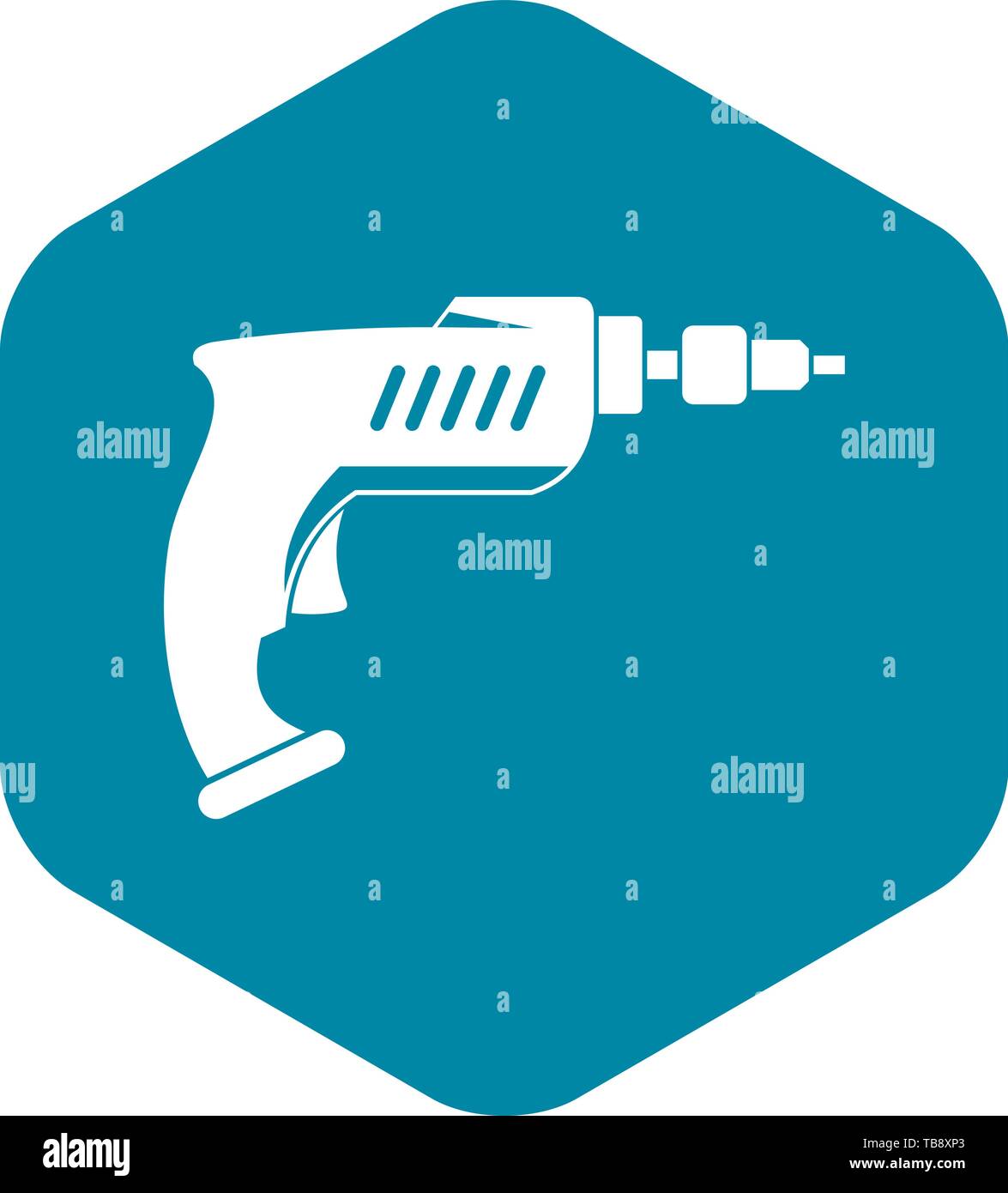 Drill icon simple Stock Vector Image & Art - Alamy