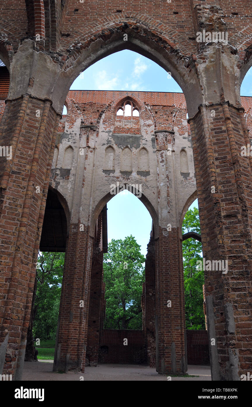 Tartu Cathedral ruins, Estonia Stock Photo - Alamy