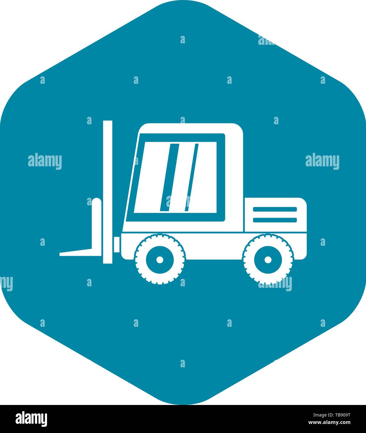 Stacker loader icon simple Stock Vector Image & Art - Alamy