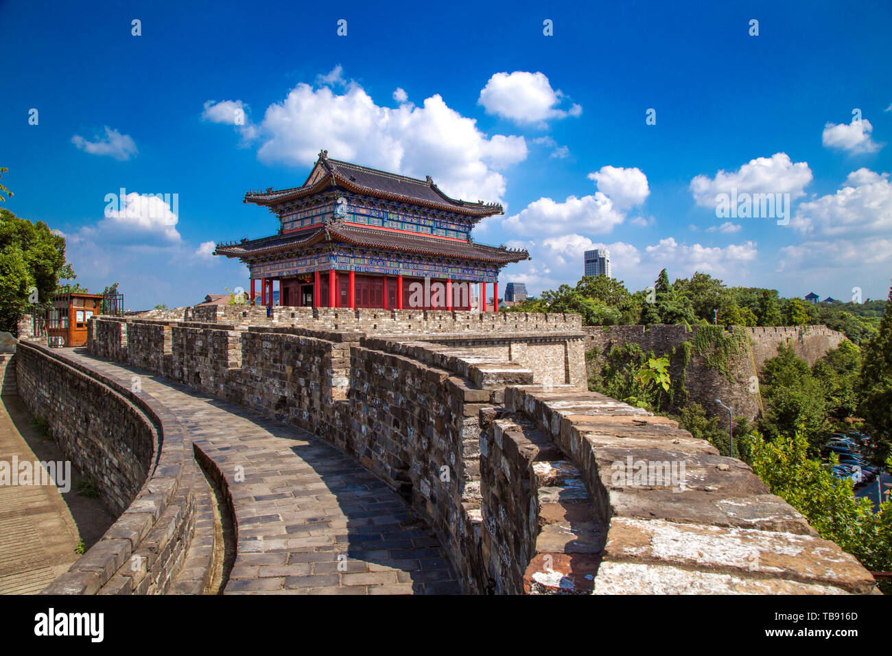 Historical historical ming dynasty horizontal composition of the park ...