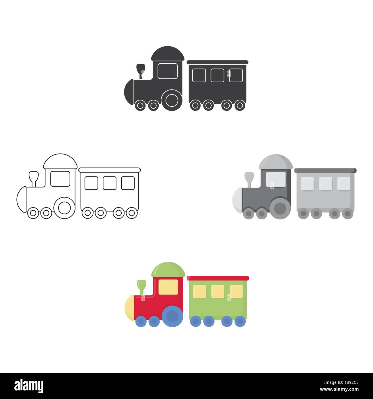 Railroad Engine Symbol