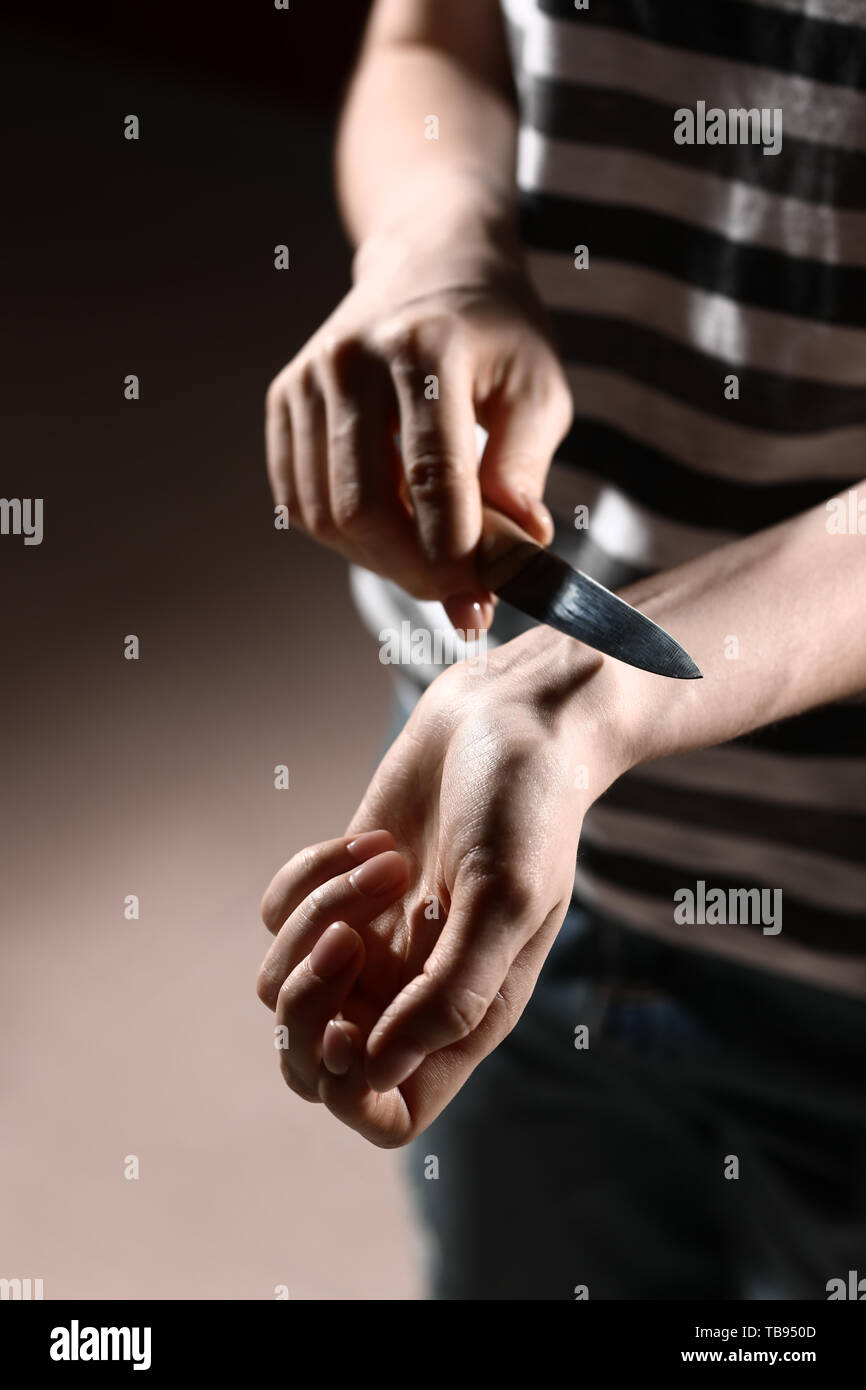 Wrist Cut By Blade In Love