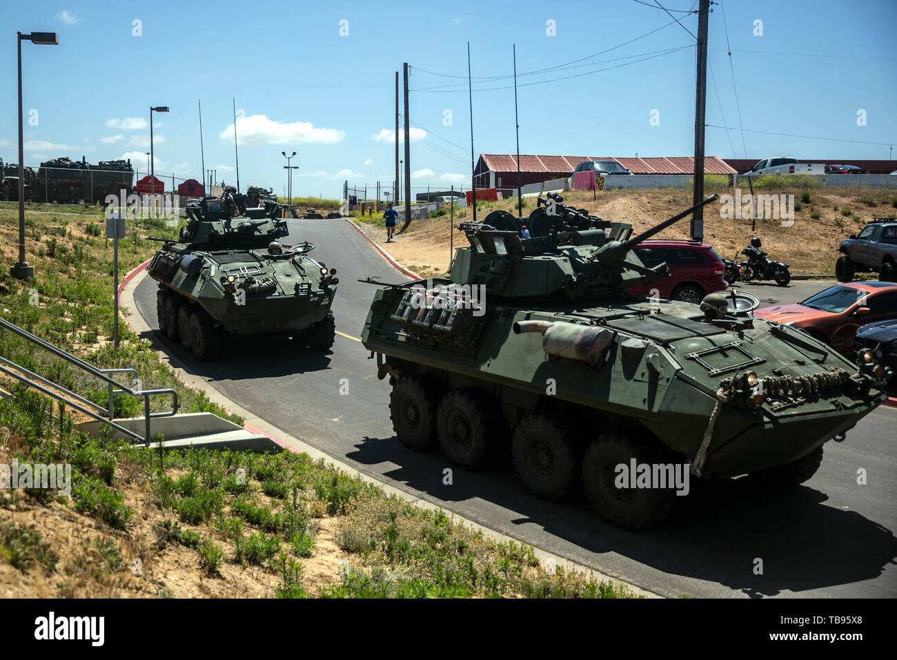 Indoor simulated marksmanship trainer hi-res stock photography and ...