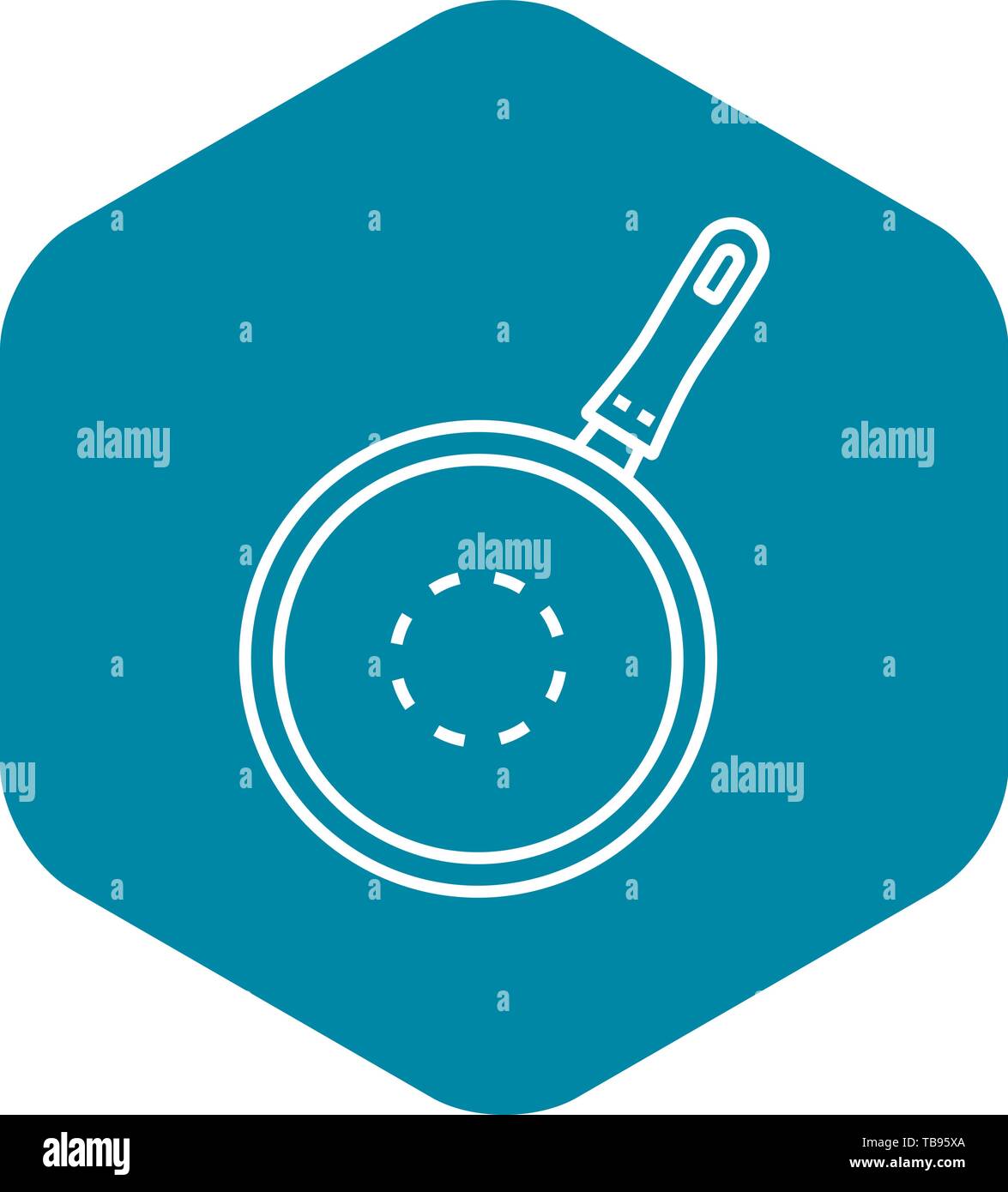 Kitchen griddle icon, outline style Stock Vector Image & Art - Alamy