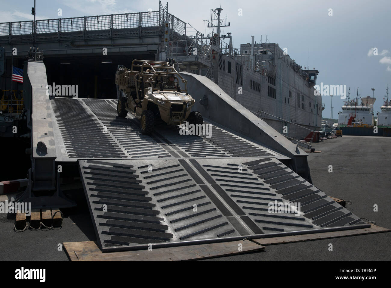 U.S. Marines with the Ground Combat Element, Marine Rotational Force ...