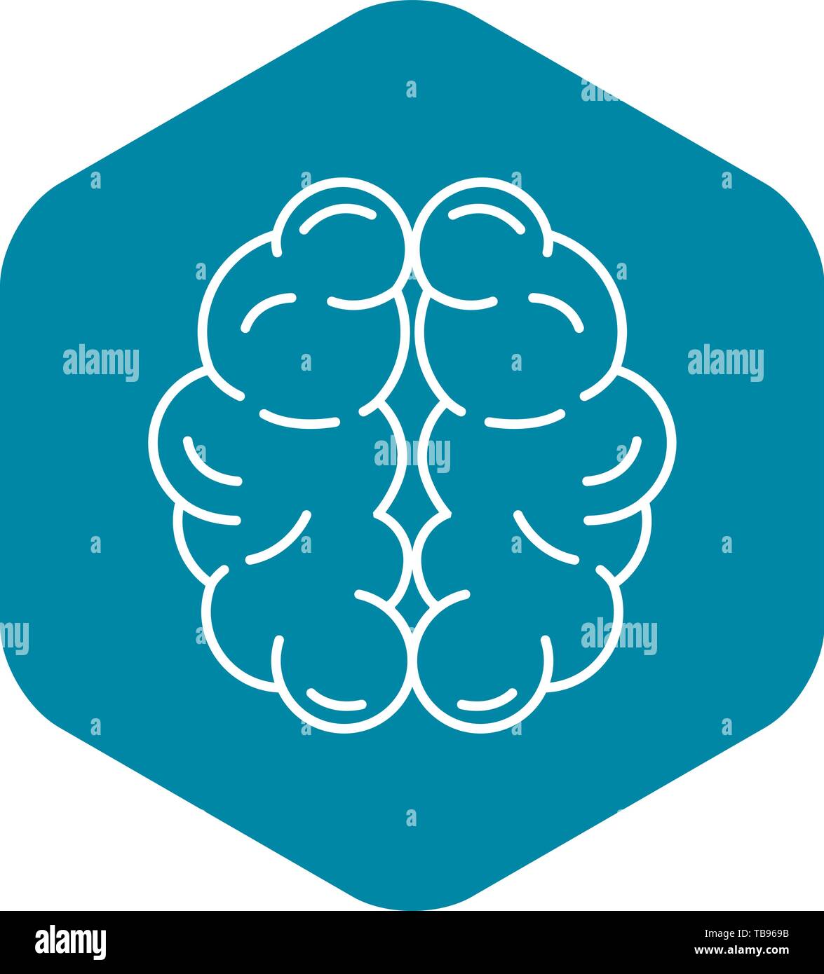 Mind brain icon, outline style Stock Vector Image & Art - Alamy