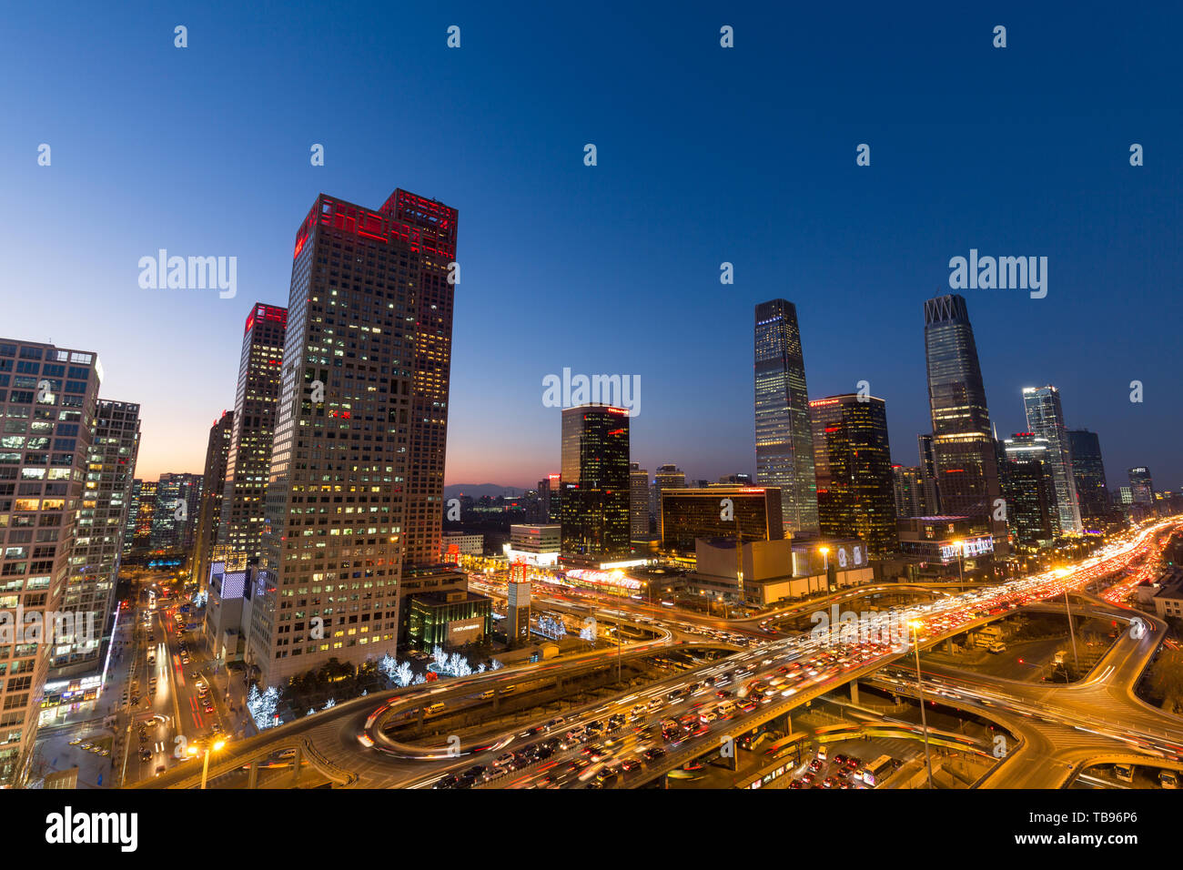China beijing main road hi-res stock photography and images - Alamy