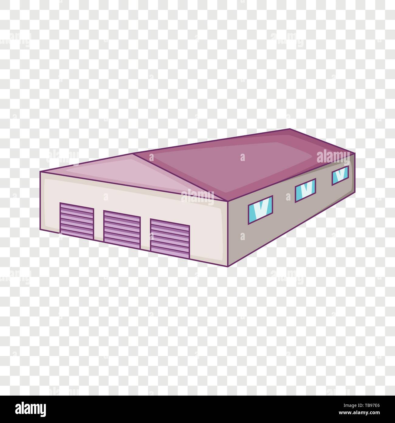 Industrial warehouse with two gates icon Stock Vector Image & Art - Alamy