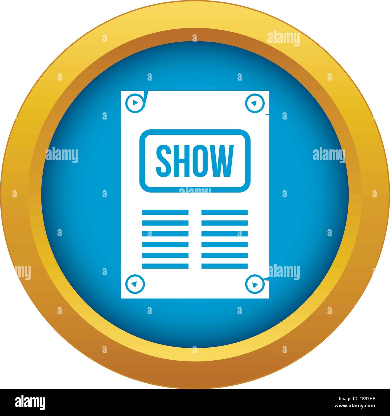Movie theater poster display Stock Vector Images - Alamy