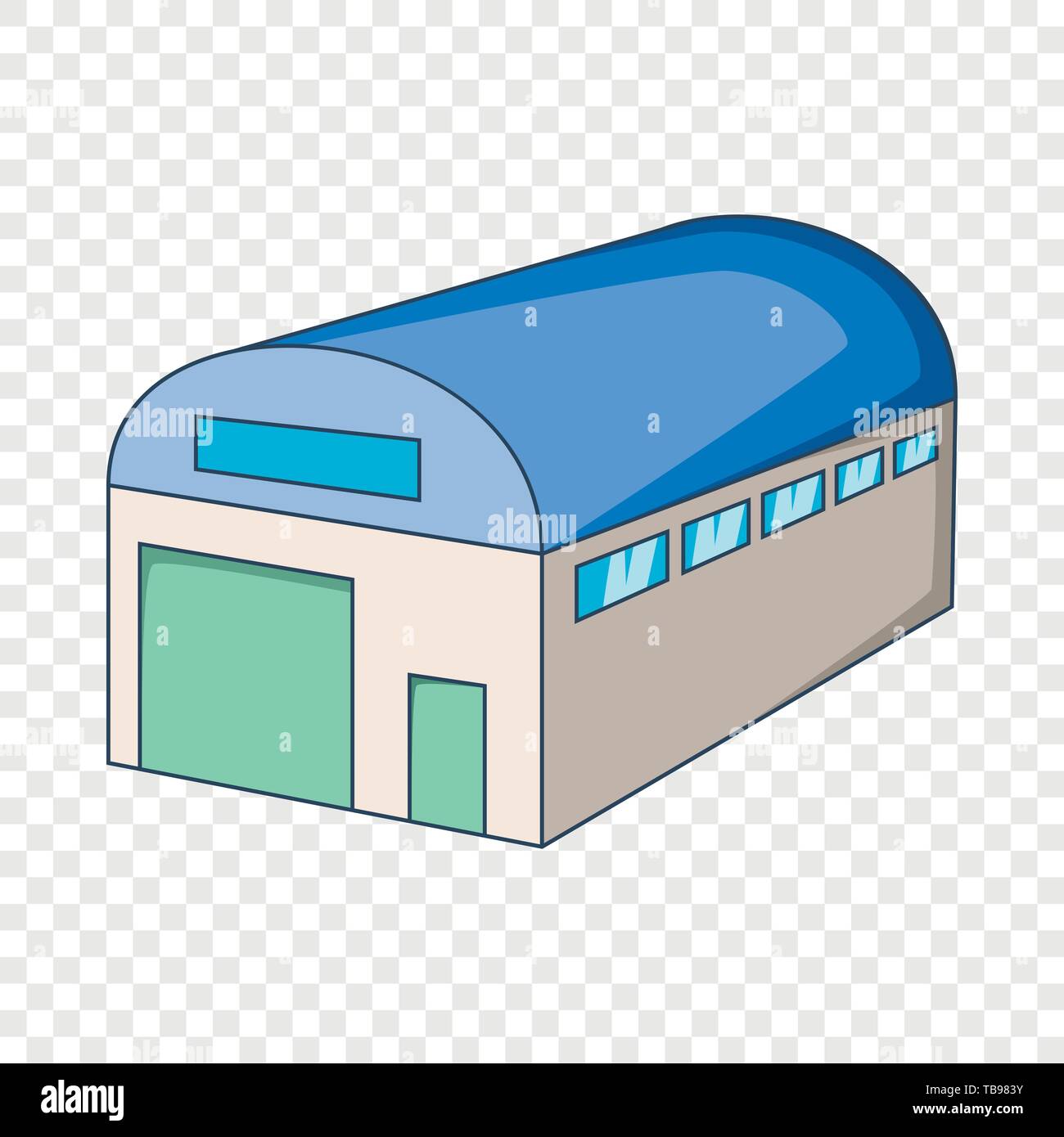 Warehouse building icon, cartoon style Stock Vector Image & Art - Alamy