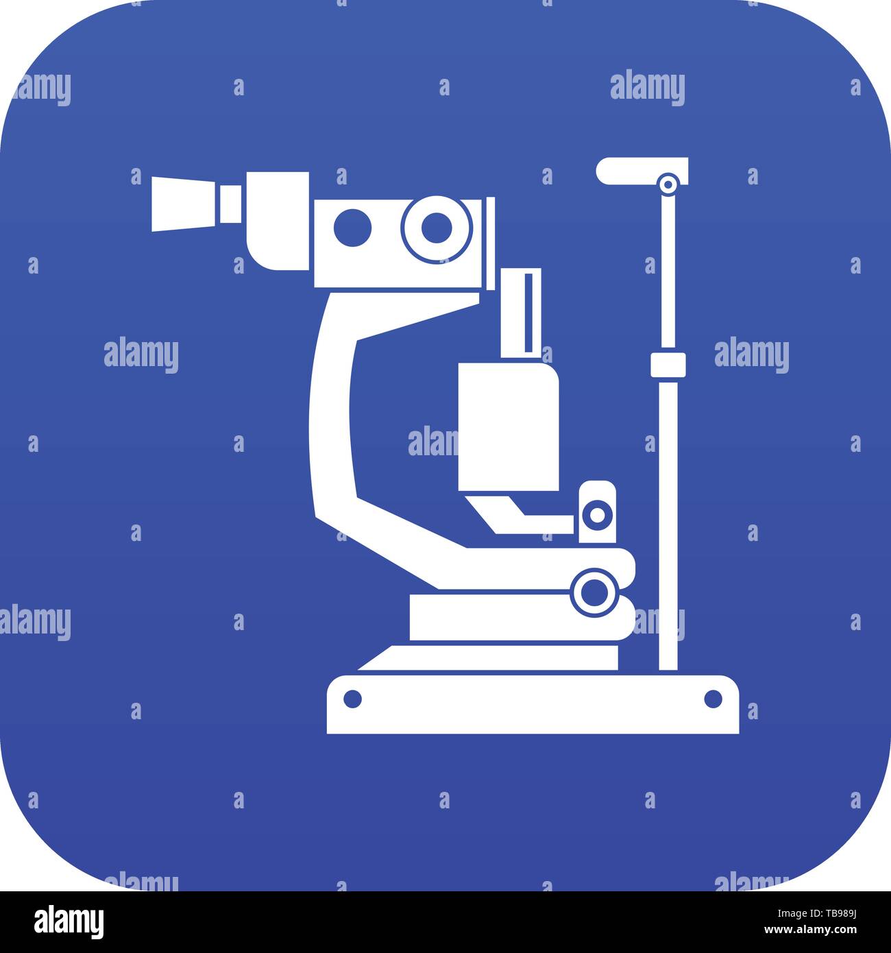 Phoropter icon digital blue Stock Vector Image & Art - Alamy
