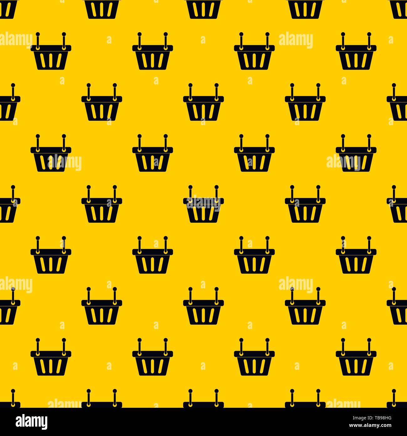 Shopping cart pattern vector Stock Vector Image & Art - Alamy