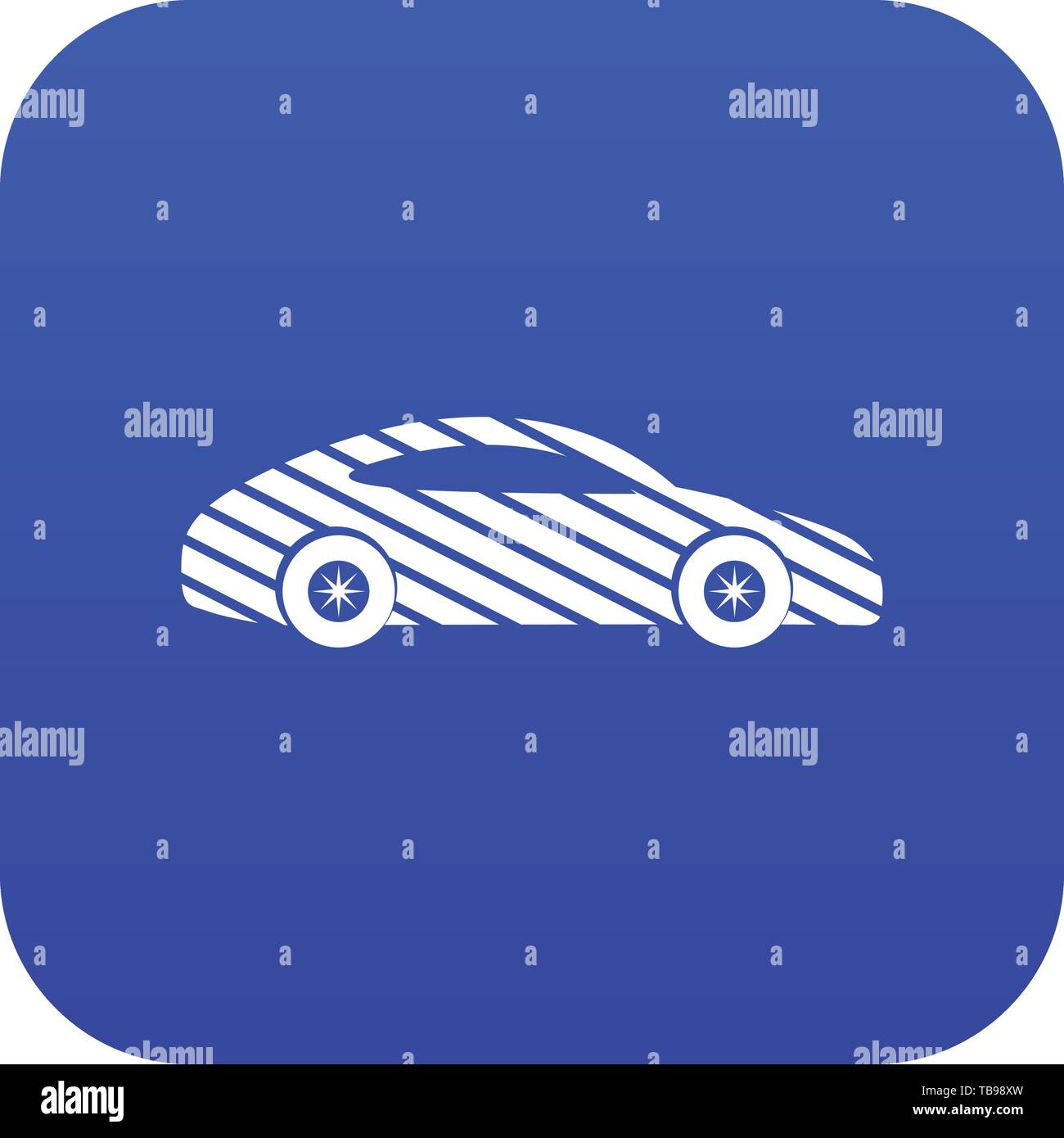 Car icon blue vector Stock Vector Image & Art - Alamy