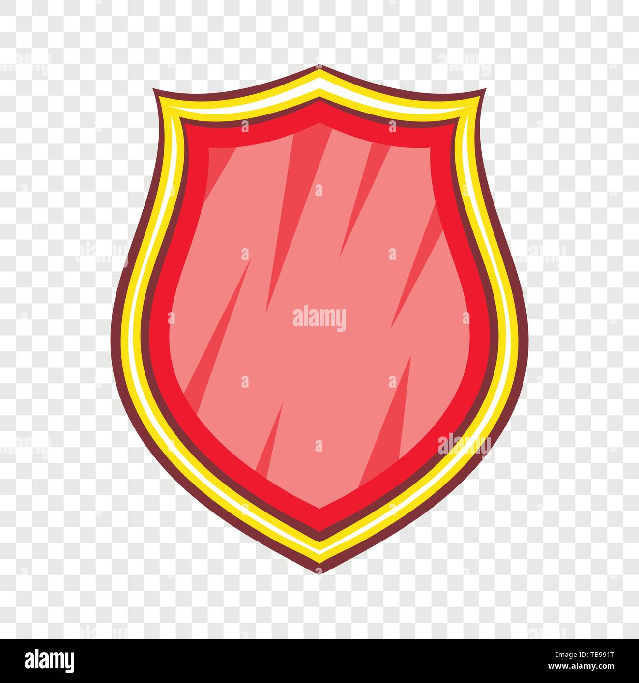 Shield icon, cartoon style Stock Vector Image & Art - Alamy