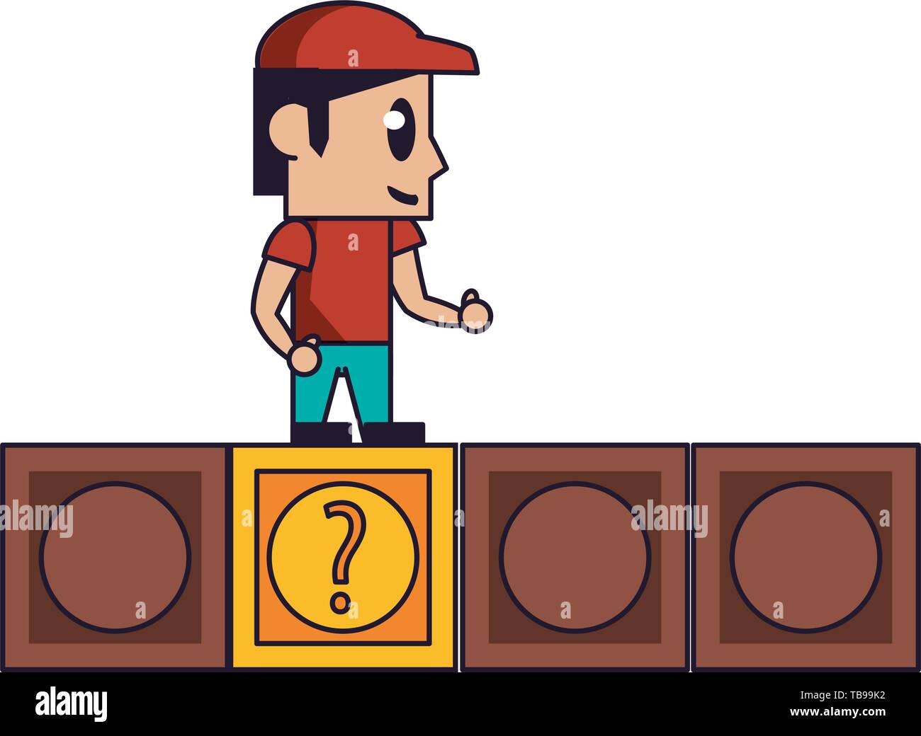 Videogame characters and elements cartoons Stock Vector Image & Art - Alamy