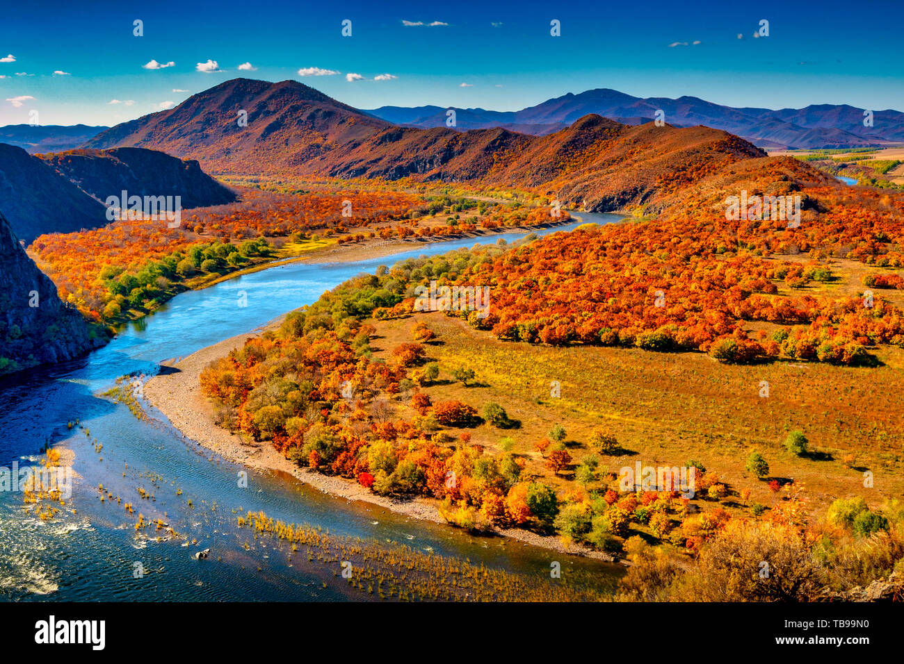 Ergun argun river hi-res stock photography and images - Alamy