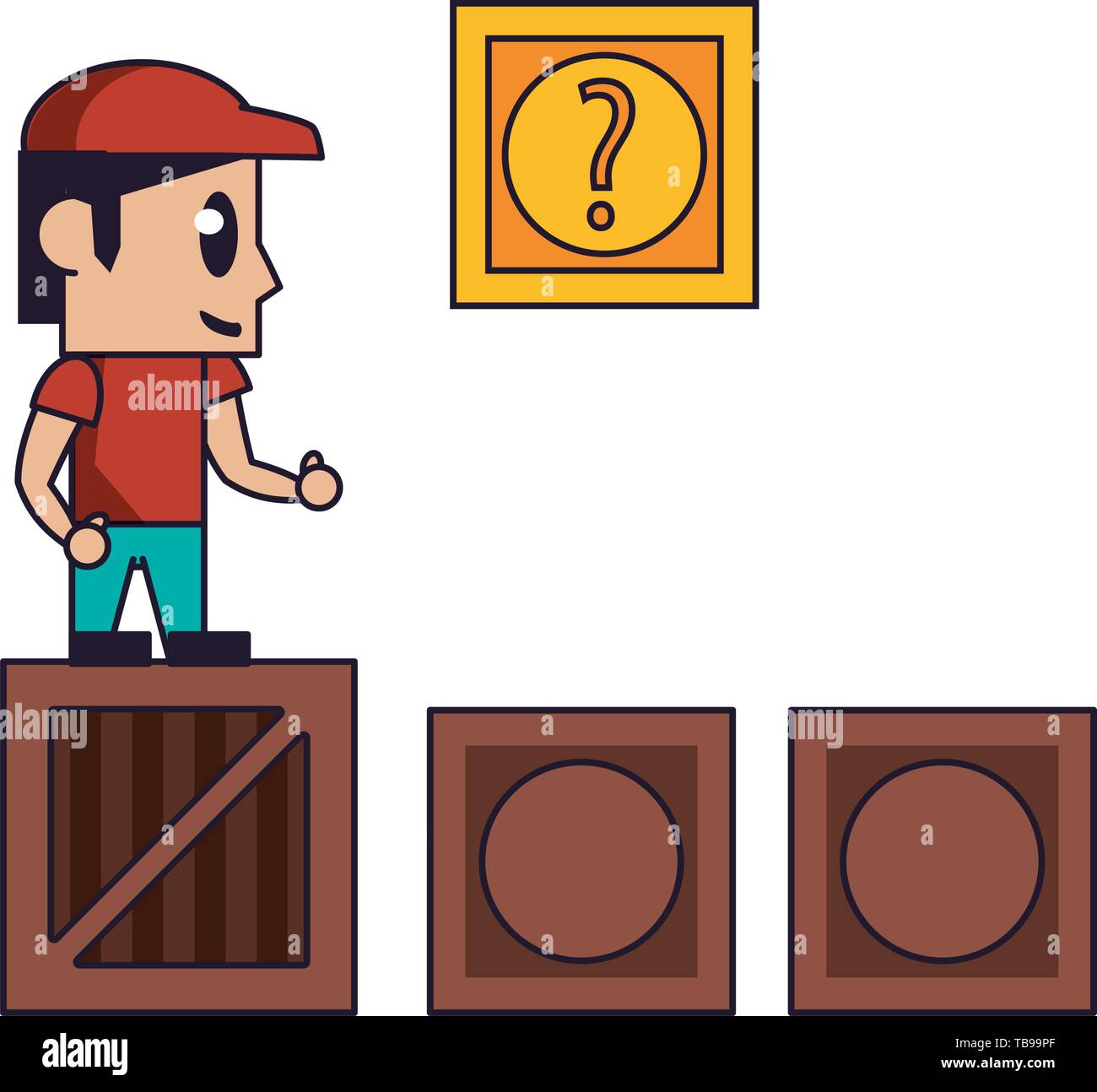 Videogame characters and elements cartoons Stock Vector Image & Art - Alamy