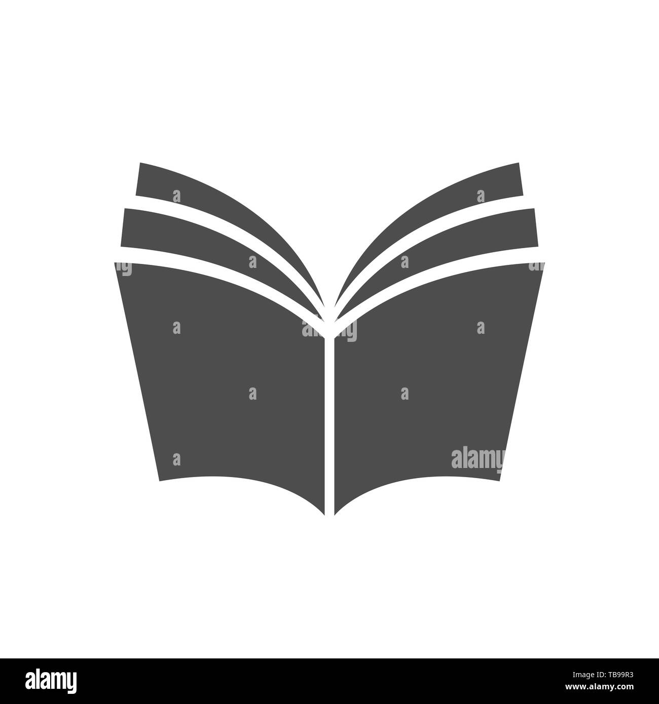 Book Icon sign. Knowledge education concept, Vector illustration Stock ...