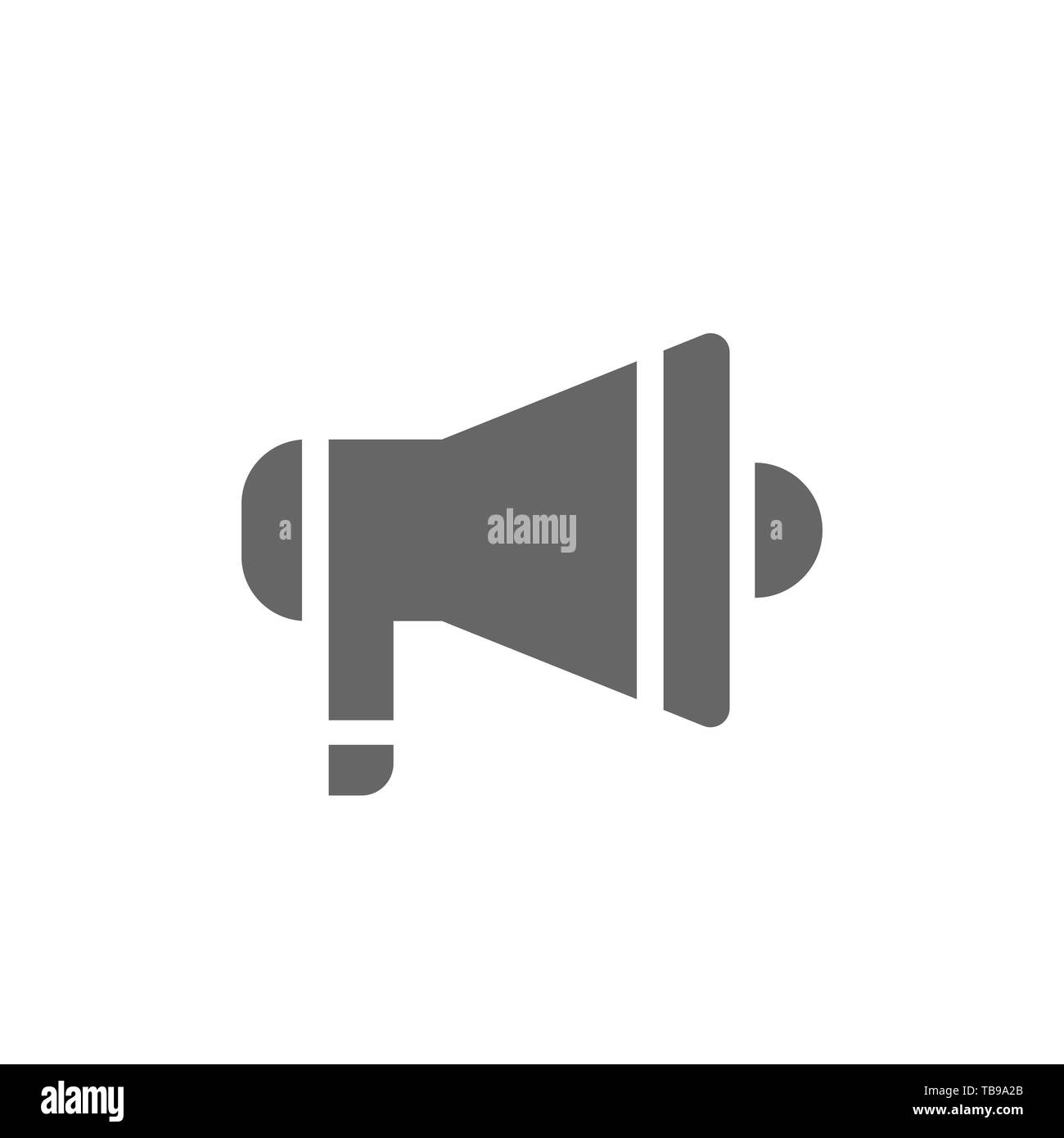 Megaphone icon. Seo Business Web Speaker sign, Announcement and ...