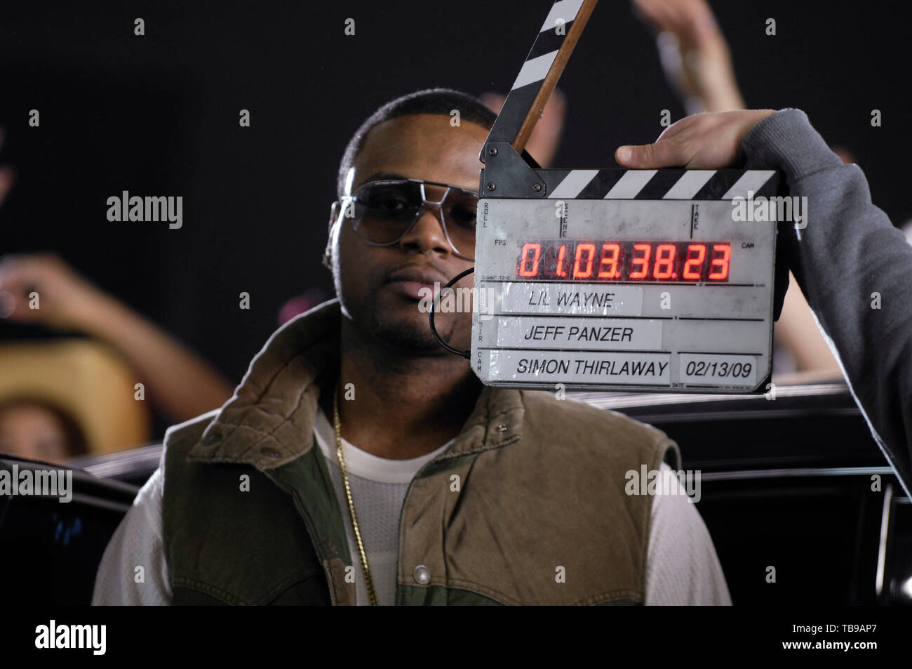 Rapper Jae Millz on the set of his music video with Lil Wayne and Young ...