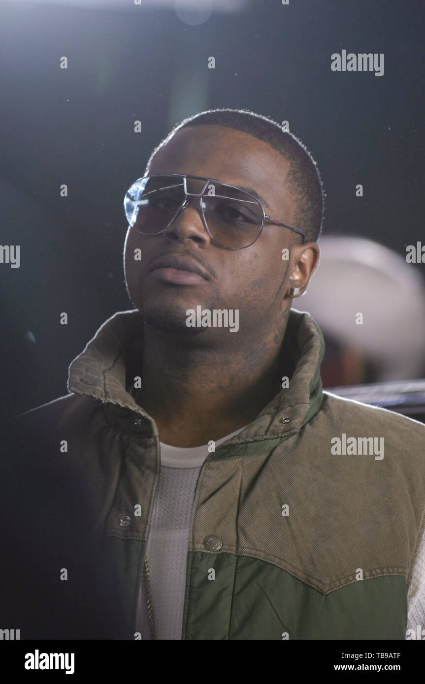 Rapper Jae Millz on the set of his music video with Lil Wayne and Young ...