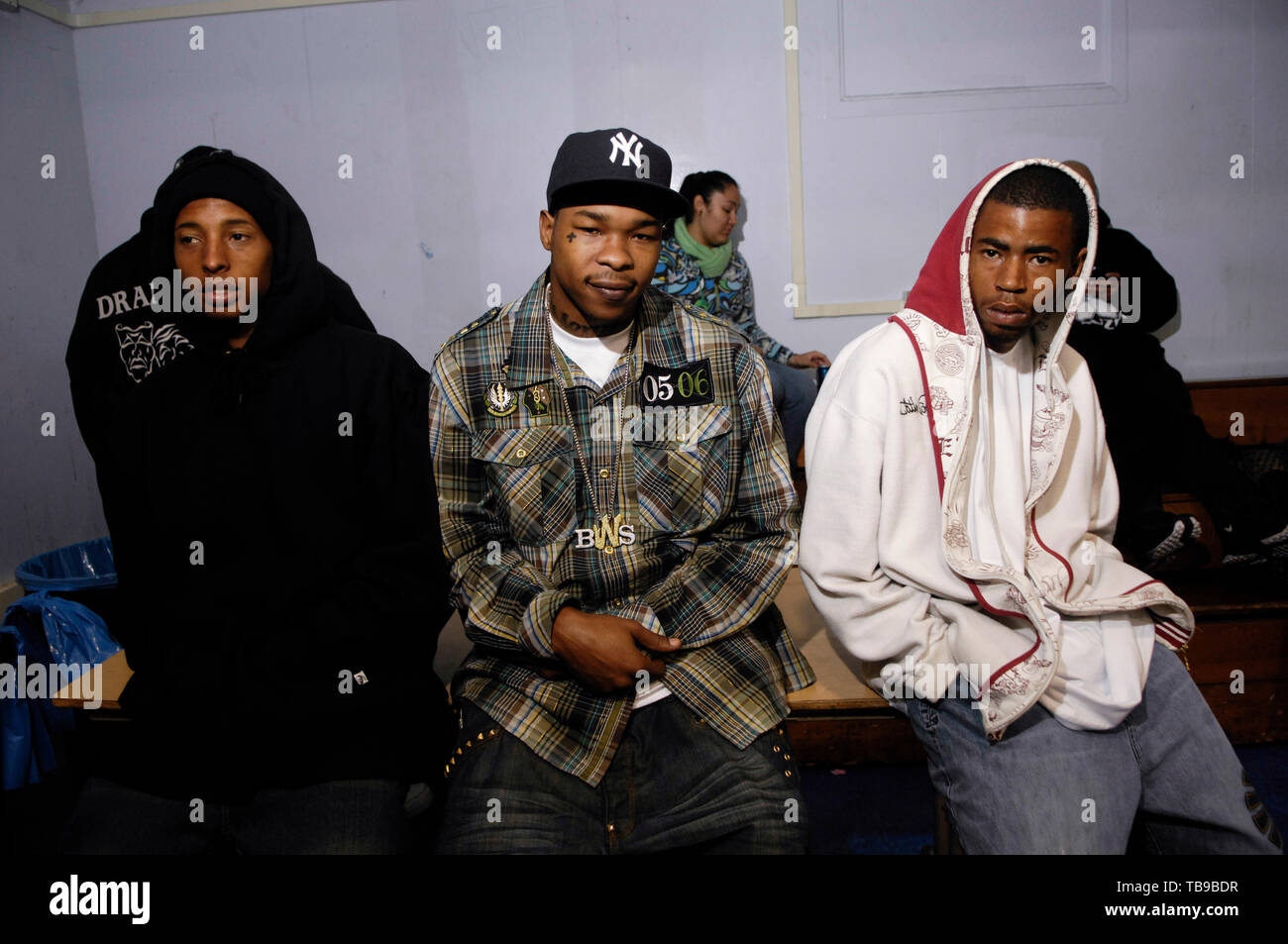 Compton Menace, Rapper And Actor, On The Set Of A Music Video In ...
