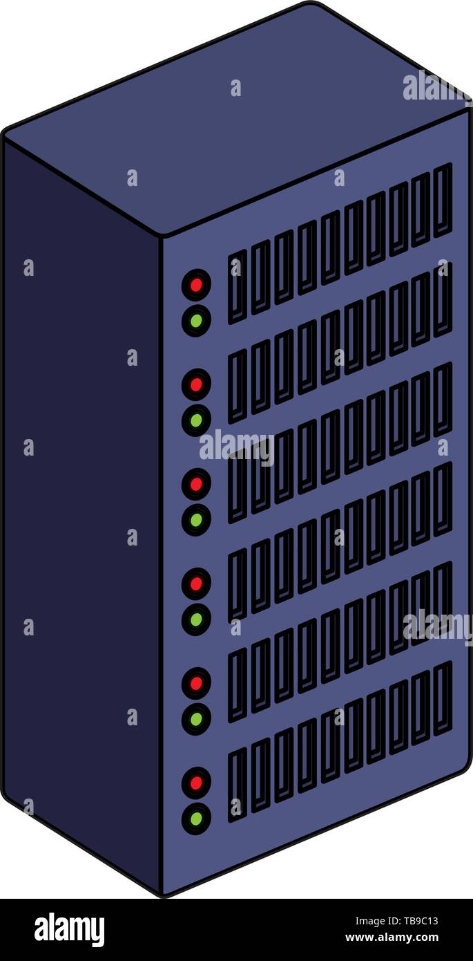 server tower data center icon Stock Vector Image & Art - Alamy