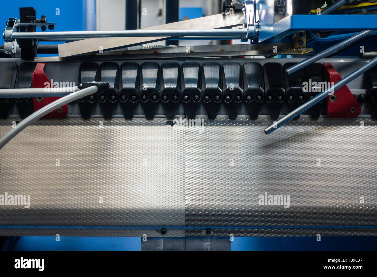 Folding Machines in Printing Production Factory Industrial Equipment ...