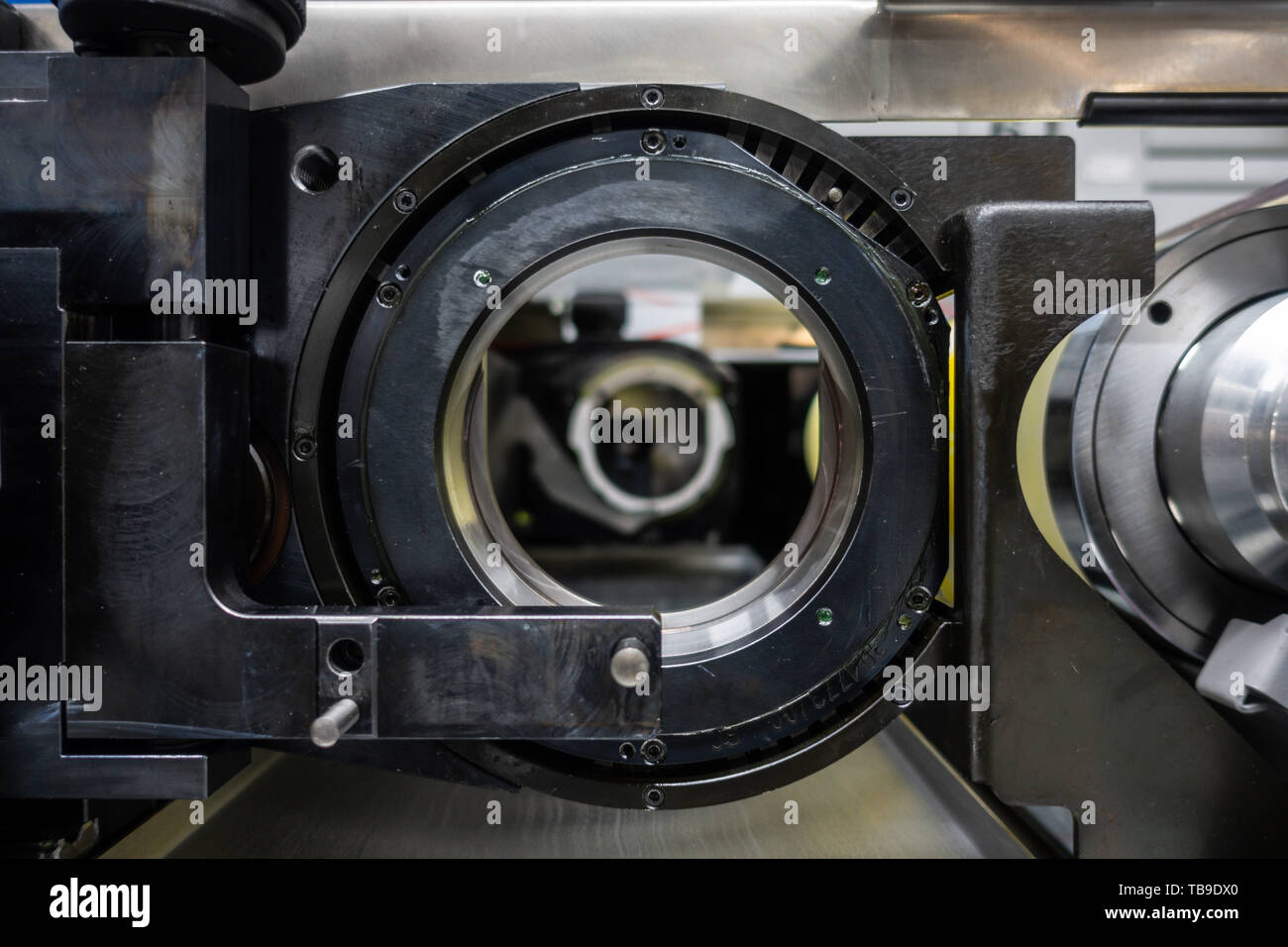 Round Milled Metal Cylinders Closeup Industrial EquipmentManufacturing ...