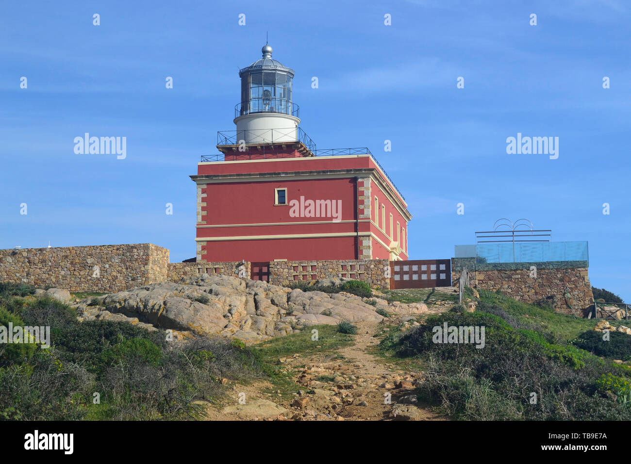Capo spartivento lighthouse hi-res stock photography and images - Alamy