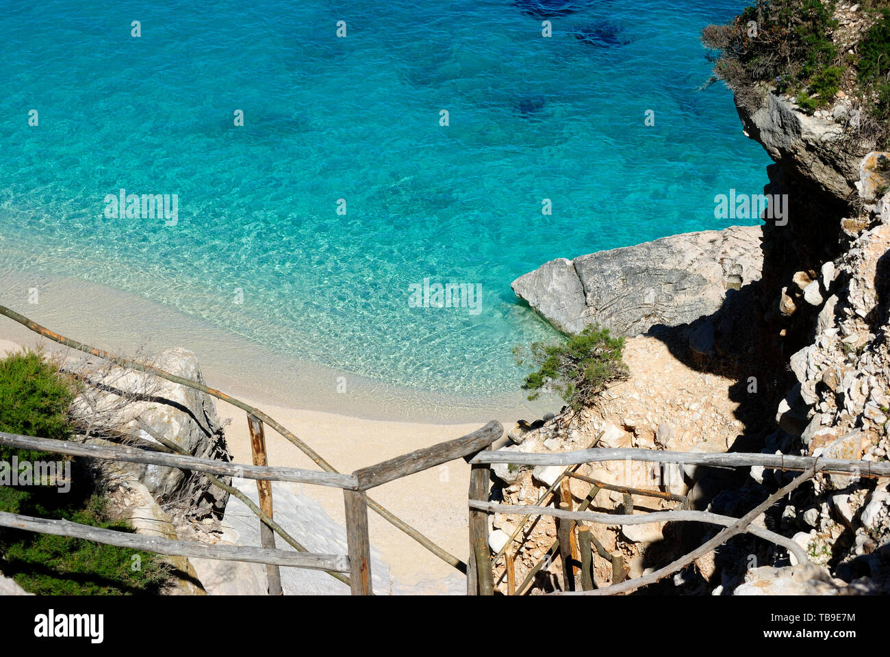 Beach of Cala Goloritzè Stock Photo - Alamy