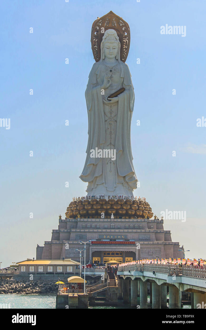 Photographed in Sanya, Hainan, Nanshan Buddhist Cultural Court, 108 ...